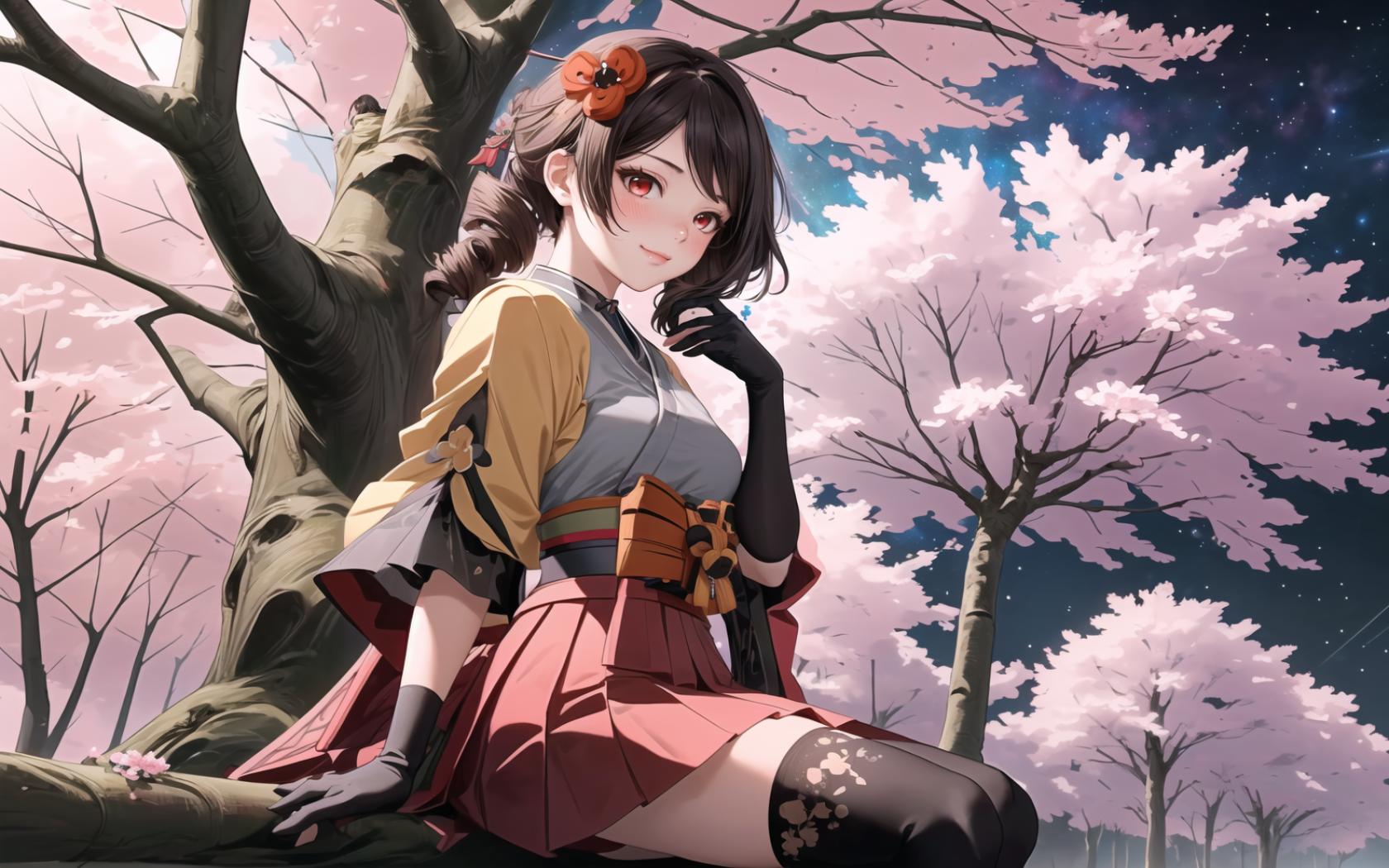 Artificial Intelligence generated wallpaper of Chiori - GENSHIN.CH