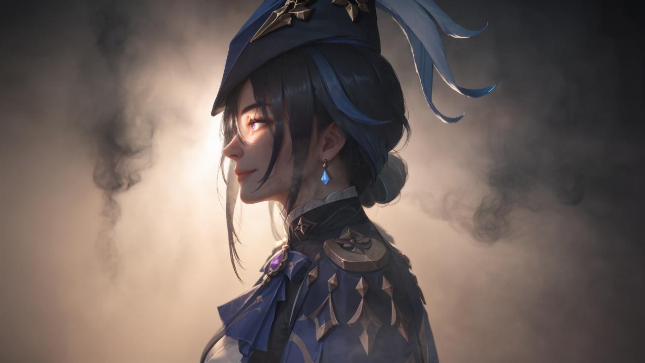 Artificial Intelligence generated wallpaper of Clorinde - GENSHIN.CH