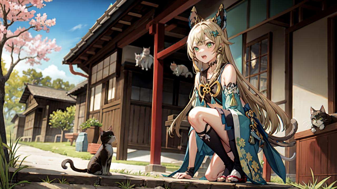 Artificial Intelligence generated wallpaper of Kirara - GENSHIN.CH
