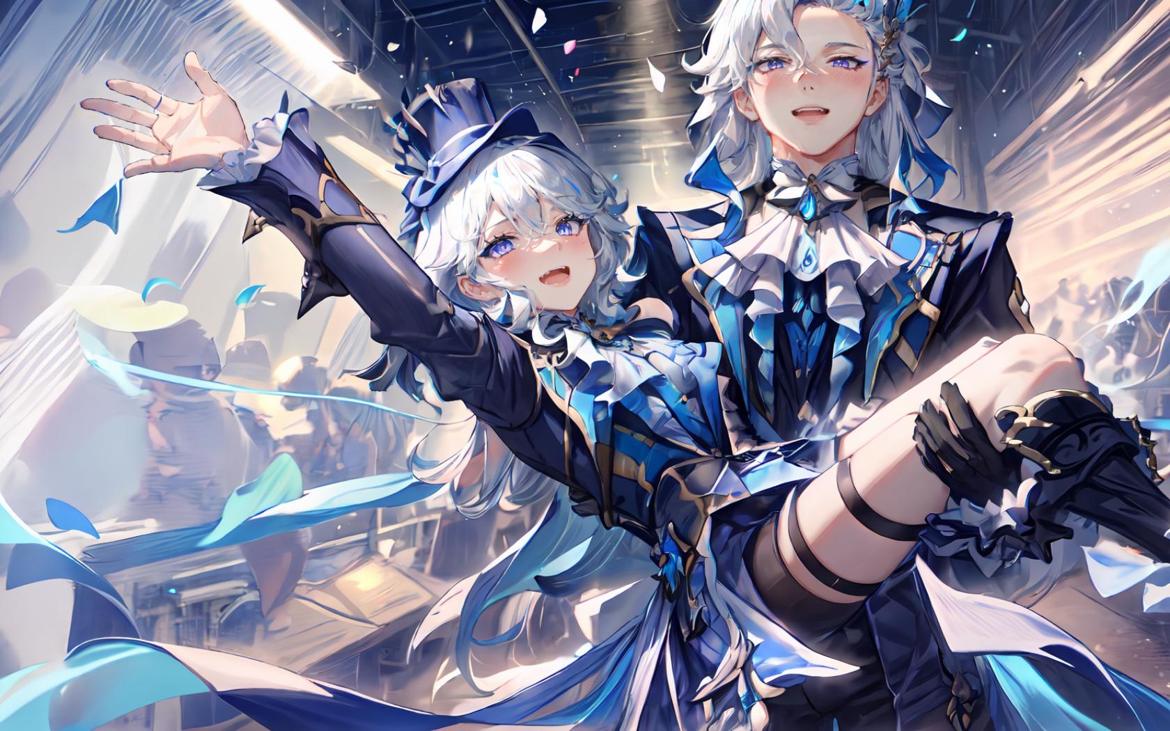 Artificial Intelligence generated wallpaper of Neuvillette - GENSHIN.CH