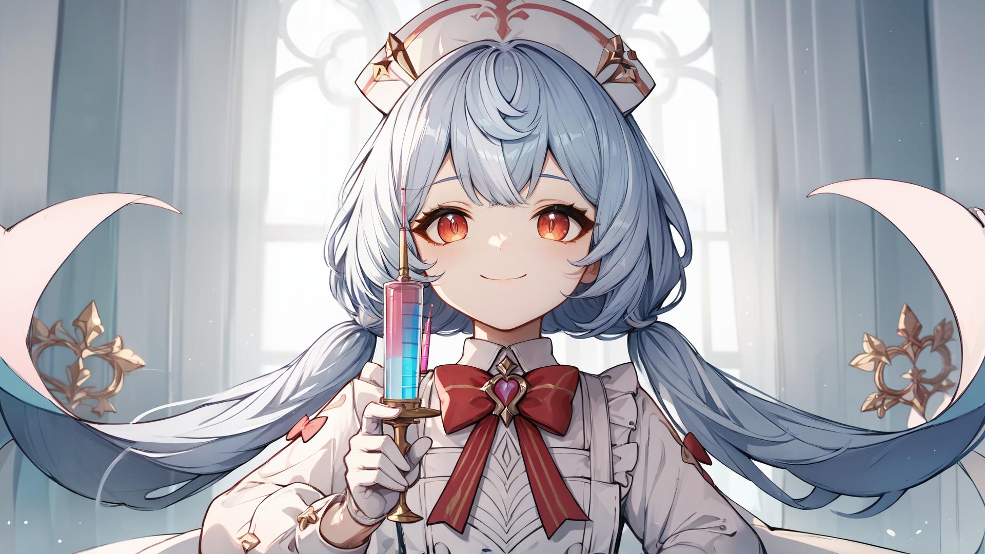 Artificial Intelligence generated wallpaper of Sigewinne - GENSHIN.CH